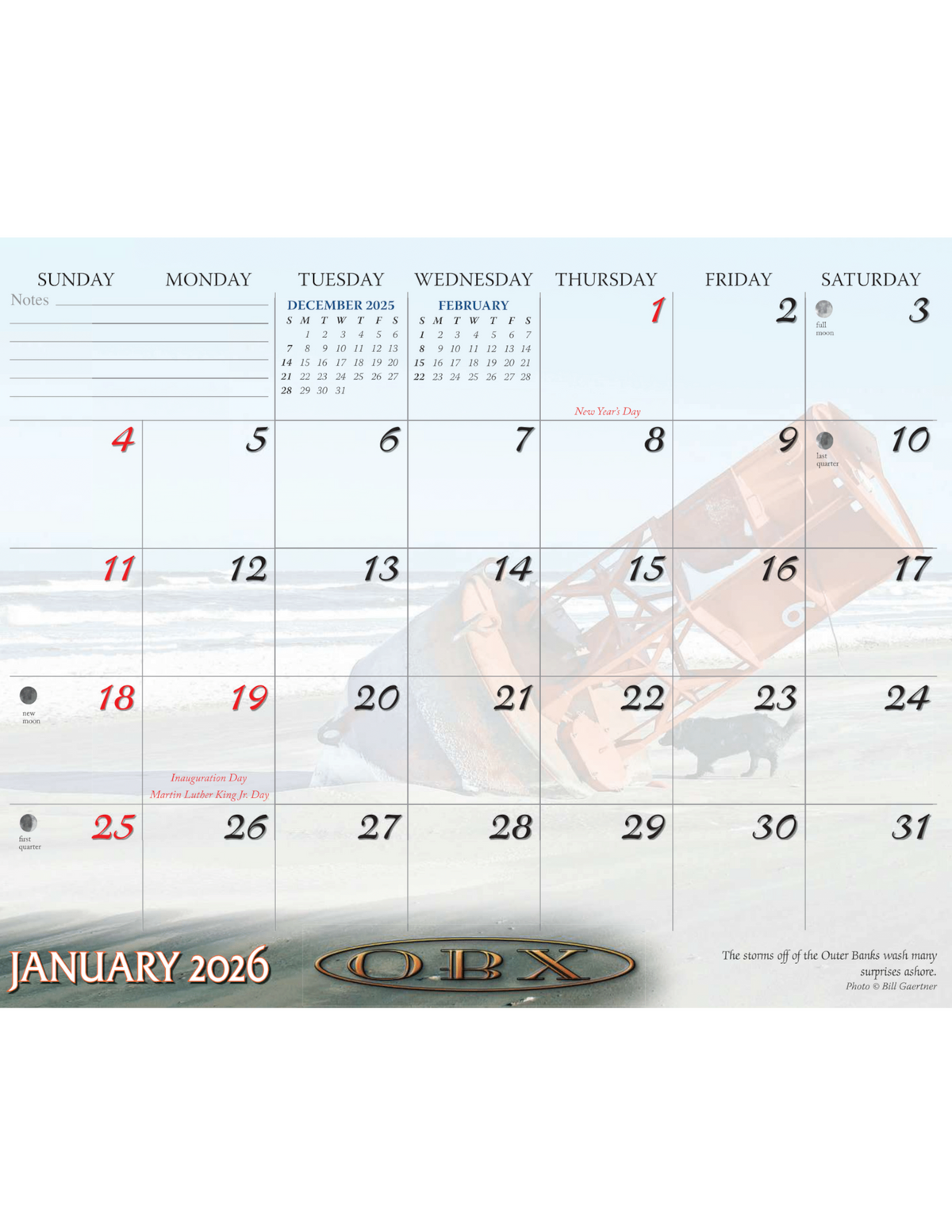 Bicast Calendars