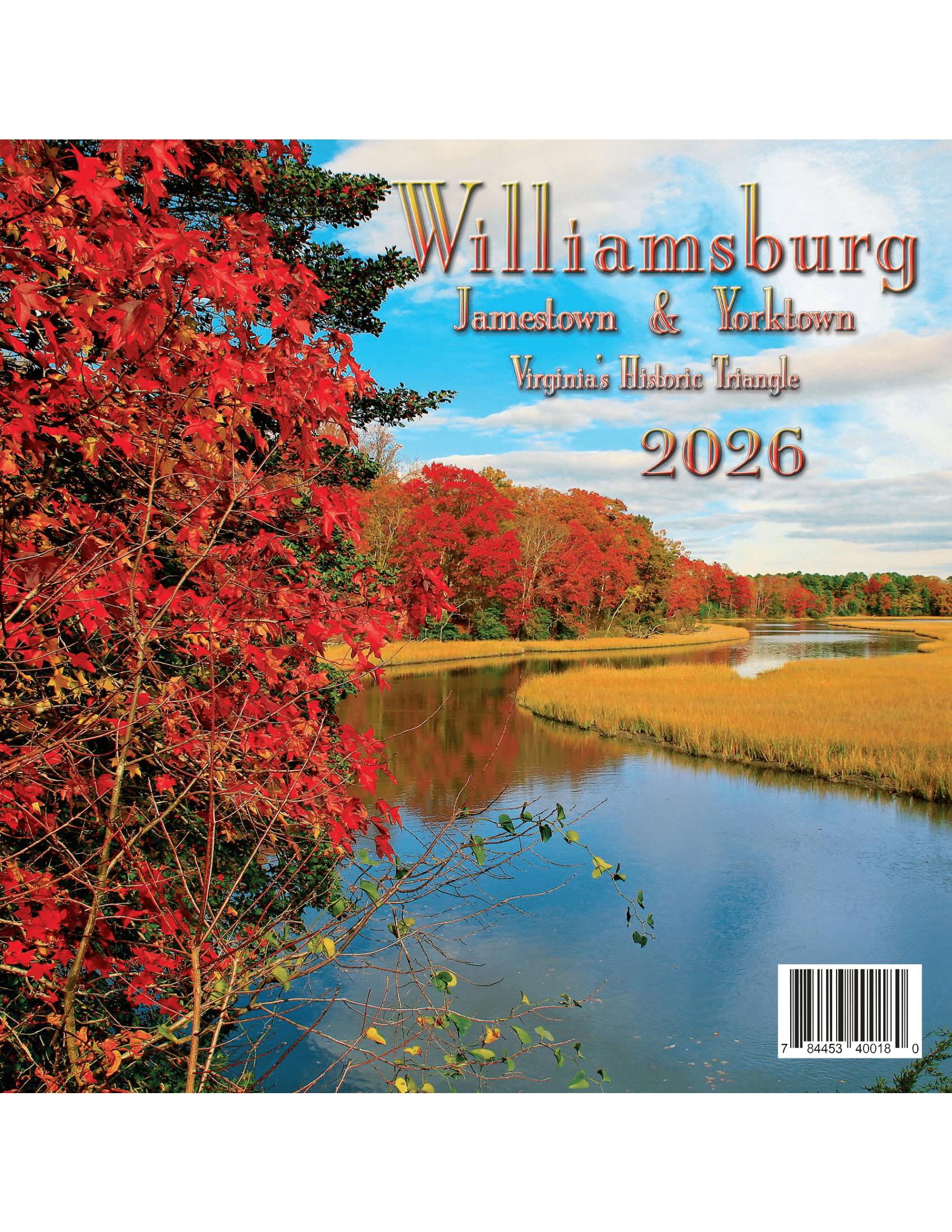 Historic Triangle 12x12 2026 Calendar – Bicast Calendars